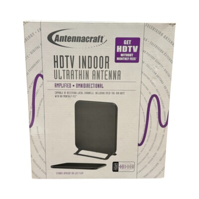 AntennaCraft HDTV Indoor UltraThin Antenna | eBay