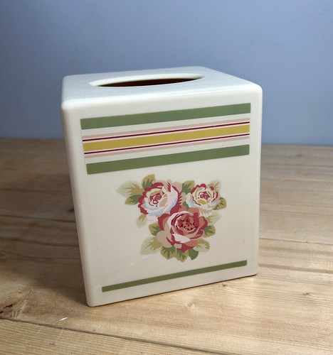 Cottage Floral Tissue Cover Box French Country Farmhouse Cottagecore ...