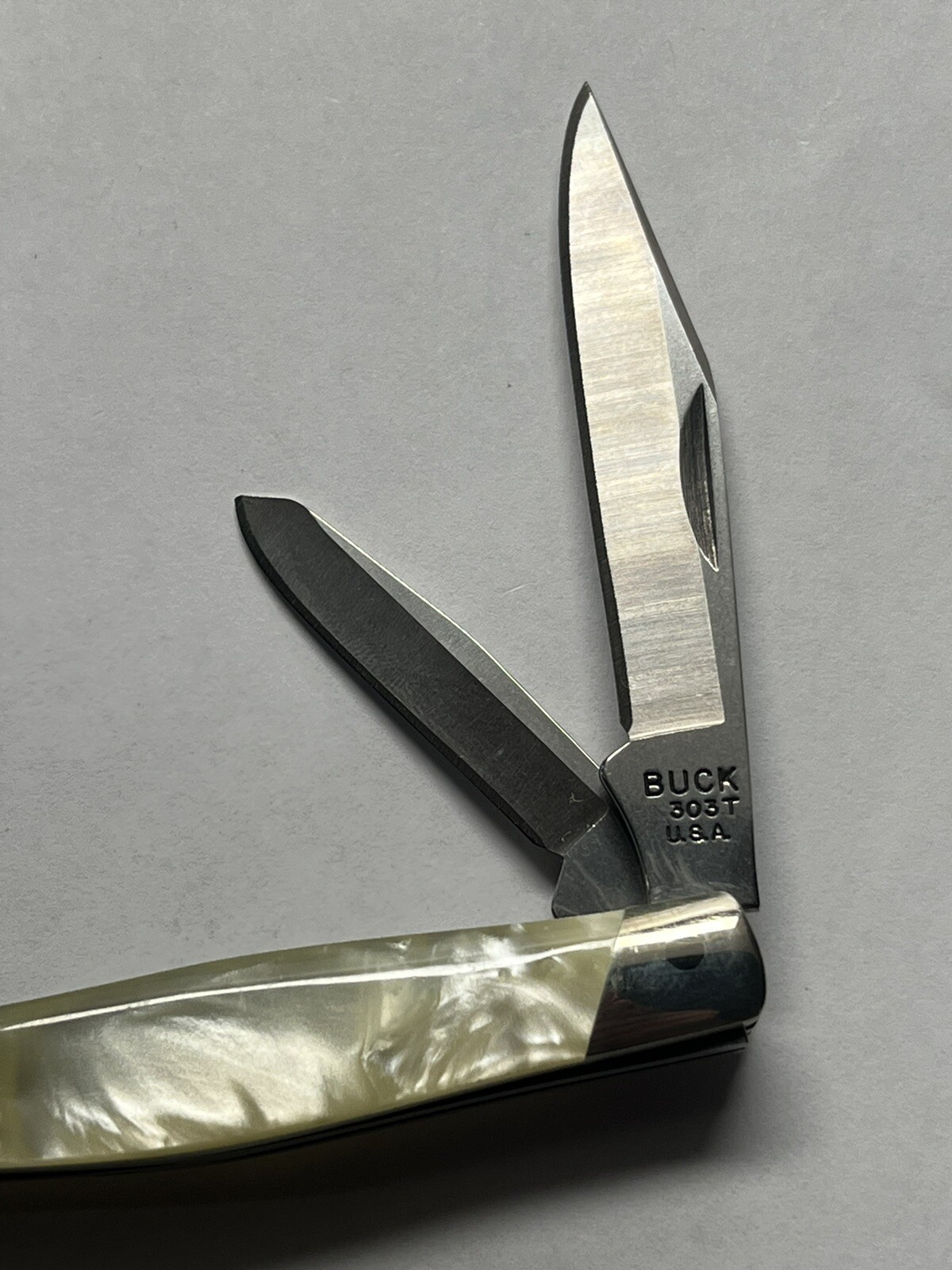 Buck 303 Faux Pearl Handles Cadet Knife, USA | eBay