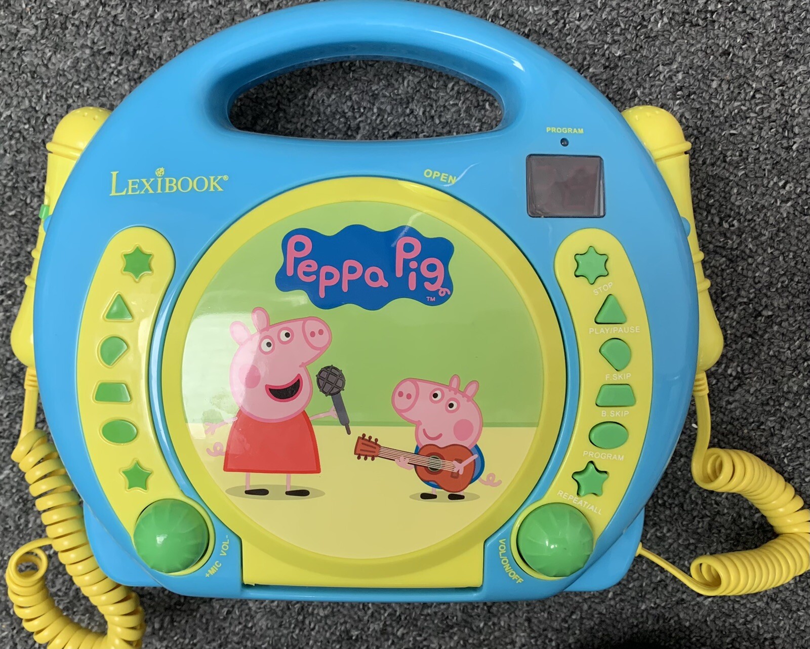 Lexibook Peppa Pig CD Player with Microphone Plus Three Peppa Pig ...