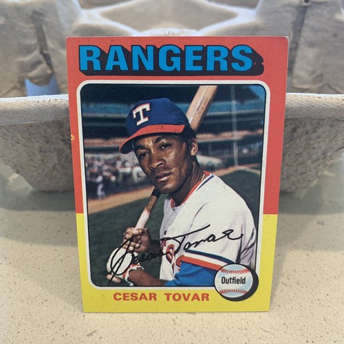 1975 Topps # 178 Cesar Tovar Texas Rangers Baseball Card | eBay
