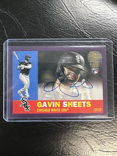 Gavin Sheets RC 2022 Topps Archives Fan Favorites AUTO Purple #/150 ...