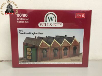 Wills CK12 Two Road Engine Shed Sawtooth Design - OO Gauge | eBay UK