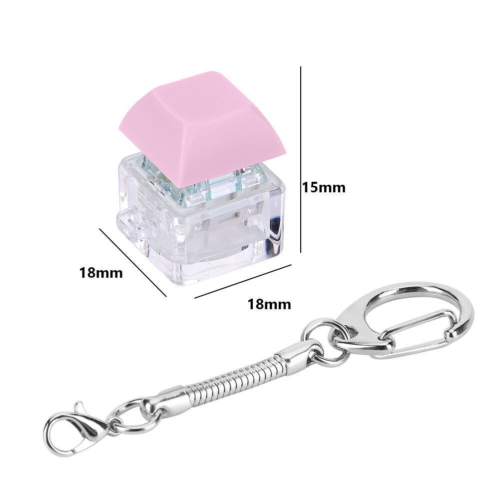 Keyboard Fidget Keychain Decompression Toys Button Stress Relief Gifts ...