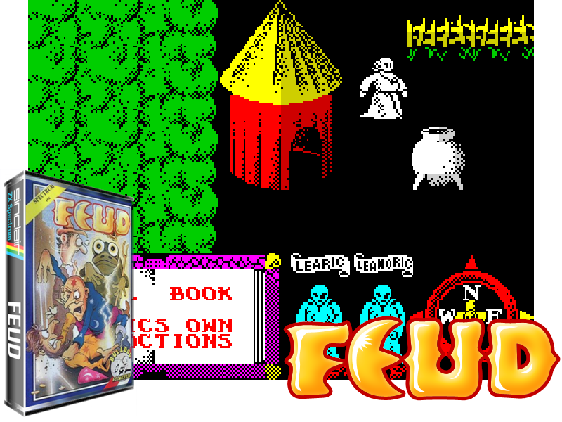 Sinclair Zx Spectrum 48K Jeu - Feud - Bulldog - Testé - Fonctionne ...