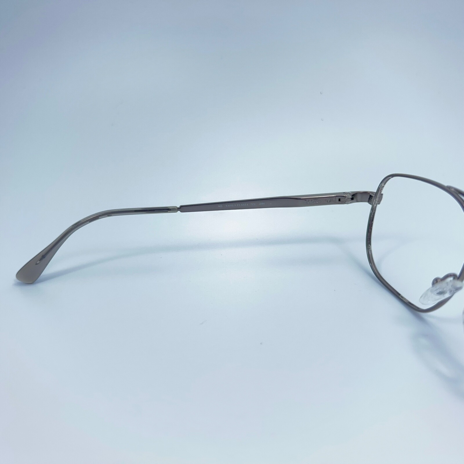 Safilo Elasta 7126 2HH Silver Eyeglasses Frame 60-17-145 Full Rim Metal ...