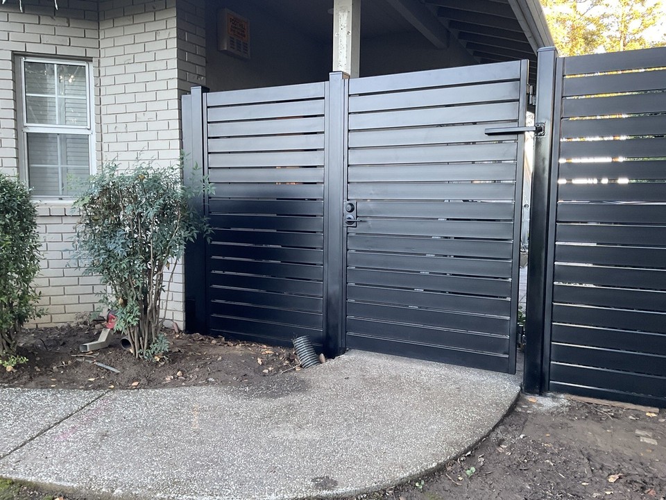 metal horizontal gate door/ side door/ patio gate/ horizontal slot gate ...