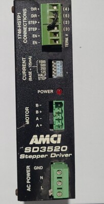 AMCI SD3520 STEPPER DRIVER ADVANCED MICRO CONTROLS INC 35VDC 0.125 - 2 ...