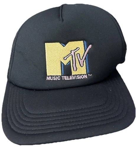 2023 American Eagle MTV Trucker Hat SnapBack One Size Black | eBay