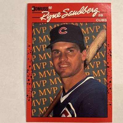 Pristine 1990 Donruss MVP - Ryne Sandberg #BC-10 w/ “Inc” vs “Inc ...