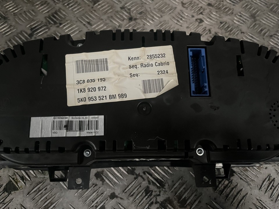 VW Scirocco Mk3 2010 2.0 TFSI INSTRUMENT CLUSTER 1K8920972 | eBay UK