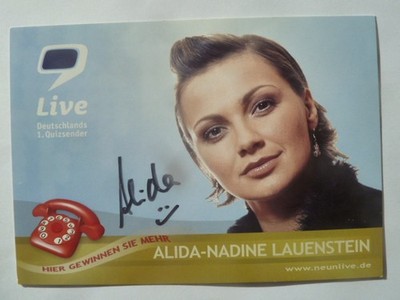 -ah- Alida-Nadine Lauenstein, Autogrammkarte | eBay