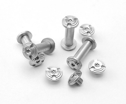 4 Pieces Knife Handle Spindle Locking Screws Rivets Nuts Corby Bolts ...