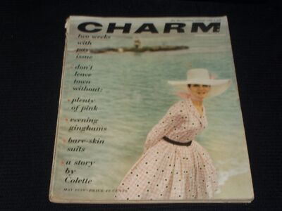 1959 MAY CHARM MAGAZINE VERY NICE FASHION FRONT COVER & CONTENT - E ...