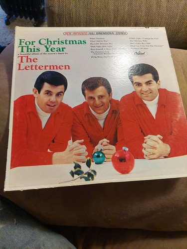 The Lettermen FOR CHRISTMAS THIS YEAR Capitol ST 2587 VG+/ VG+ Vinyl LP ...