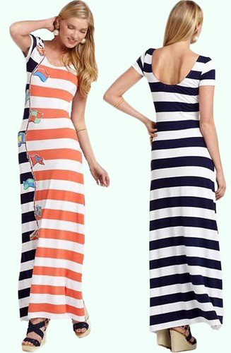 Lilly Pulitzer Ramsay Resort White Raise The Sails Maxi Jersey Dress XS ...