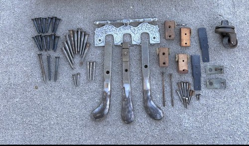 13 Vintage Black Piano Keys Pedals Hardware Screws Castor. A.B.Chase ...