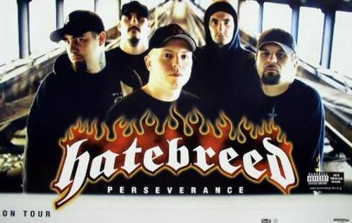 Hatebreed 2002 perseverance 2 sided promotional poster Flawless NEW old ...