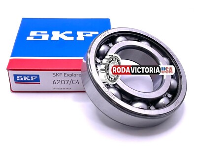 SKF 6207 C4 DEEP GROOVE BALL BEARING, OPEN TYPE 35x72x17 mm | eBay