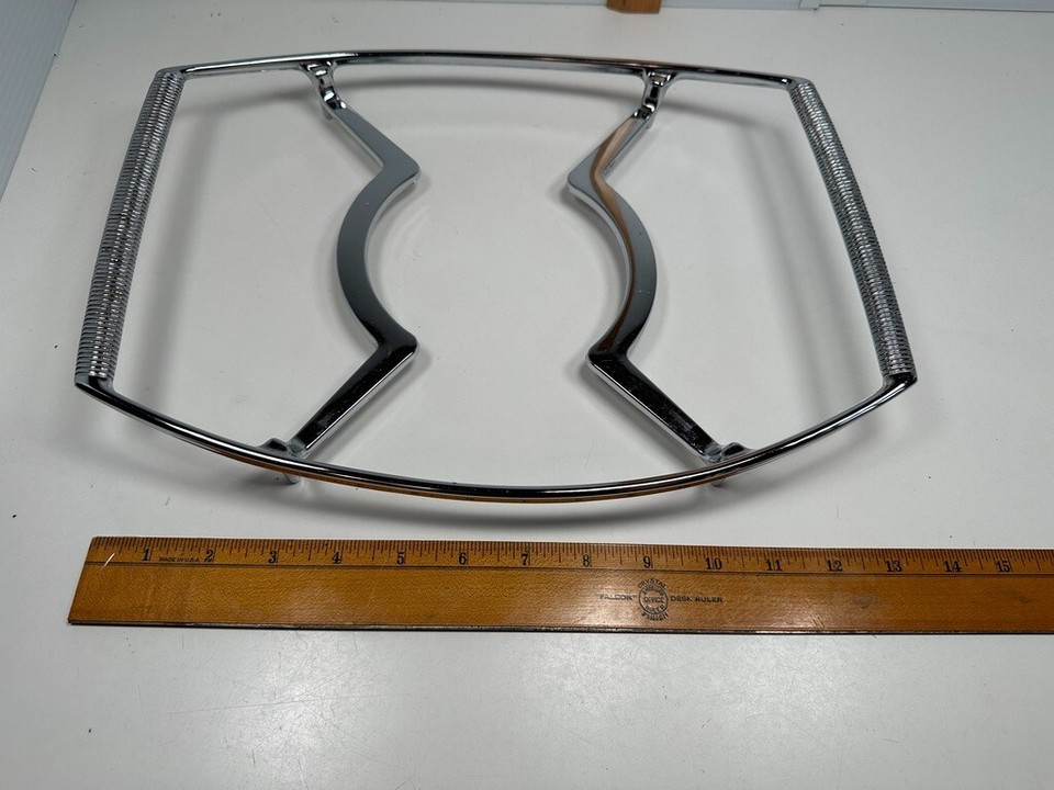 2 Vintage CORNING WARE Casserole Stand Metal Trivet Pyrex Holders Size ...