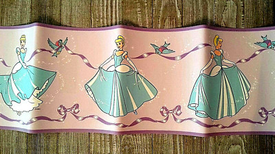Cinderella Wall Border 5 Yd. Pre-Pasted Roll Lot 4D | eBay