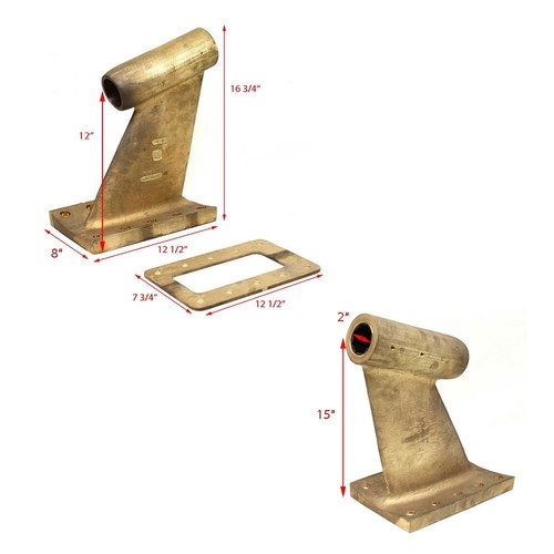 Boat Propeller Shaft Strut 25876 | 2 Inch Bronze | eBay