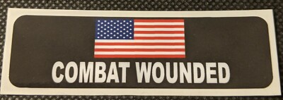 Combat Wounded Veteran Helmet Sticker Biker Helmet Decal | eBay