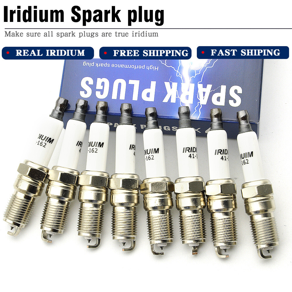 8pcs Iridium Real Spark Plugs 41-162 19417055 For GM Chevrolet Genuine ...