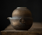 Small Bronze Portable Ceramic Tea Set Travel Teapot Tea Cup Loose Leaf ...