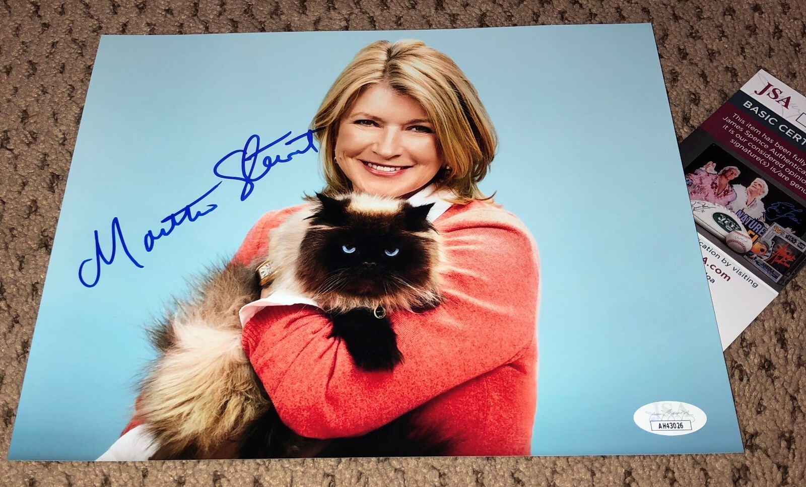 MARTHA STEWART SIGNED 8X10 PHOTO AUTOGRAPH JSA | eBay