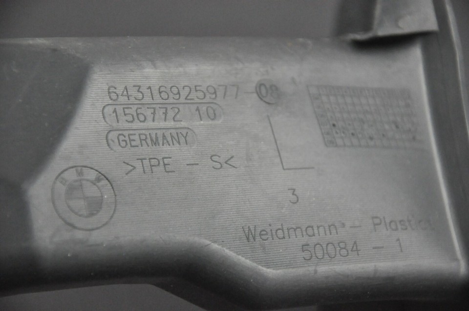 2009 BMW 328i E92 E90 Front Left Cowl Water Drain OEM 64316925977 | eBay