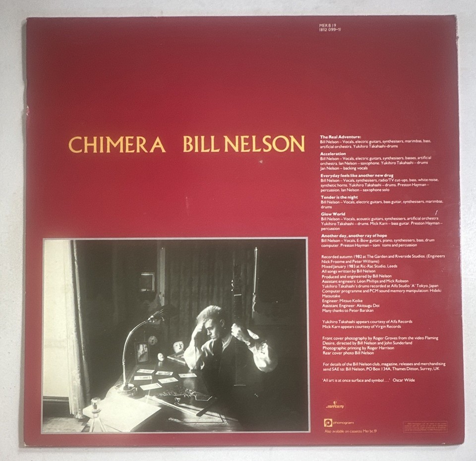 Bill Nelson – Chimera.Vinyl LP. Mini-Album 1983 EX / EX | eBay