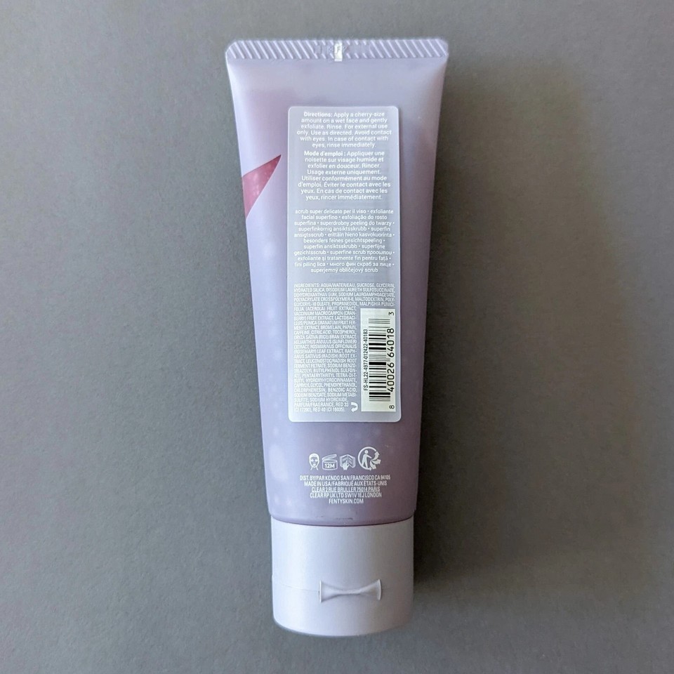 Fenty Skin Cherry Dub Superfine Face Scrub ~ Full Size 3.52 oz / 100g ...