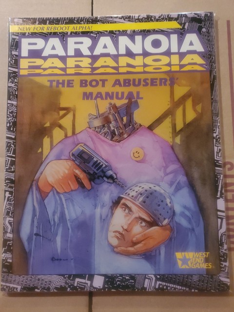 Paranoia RPG The Bot Abusers' Manual (1992 West End Games 12012) for ...