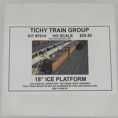 Tichy Train Group 18” ICE PLATFORM HO #7014 1:87 Scale Model Kit BRAND ...