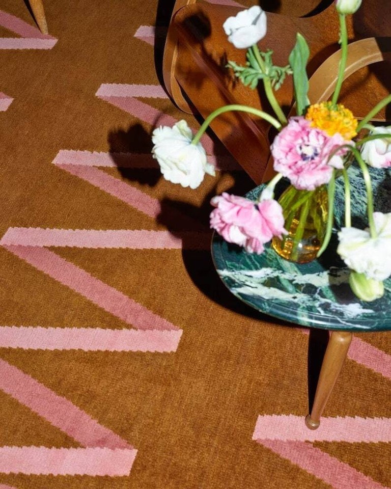 Designer Folding Ribbon Bespoke Hand Tufted Handmade Area Rug NK ...