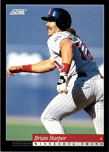 Brian Harper #37 Minnesota Twins 1994 Score Baseball Card | eBay