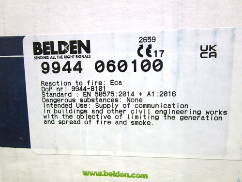 BELDEN 9944-060100 (BRAND NEW) 4 PAIR 8 CONDUCTOR 22 AWG 100 FEET ...