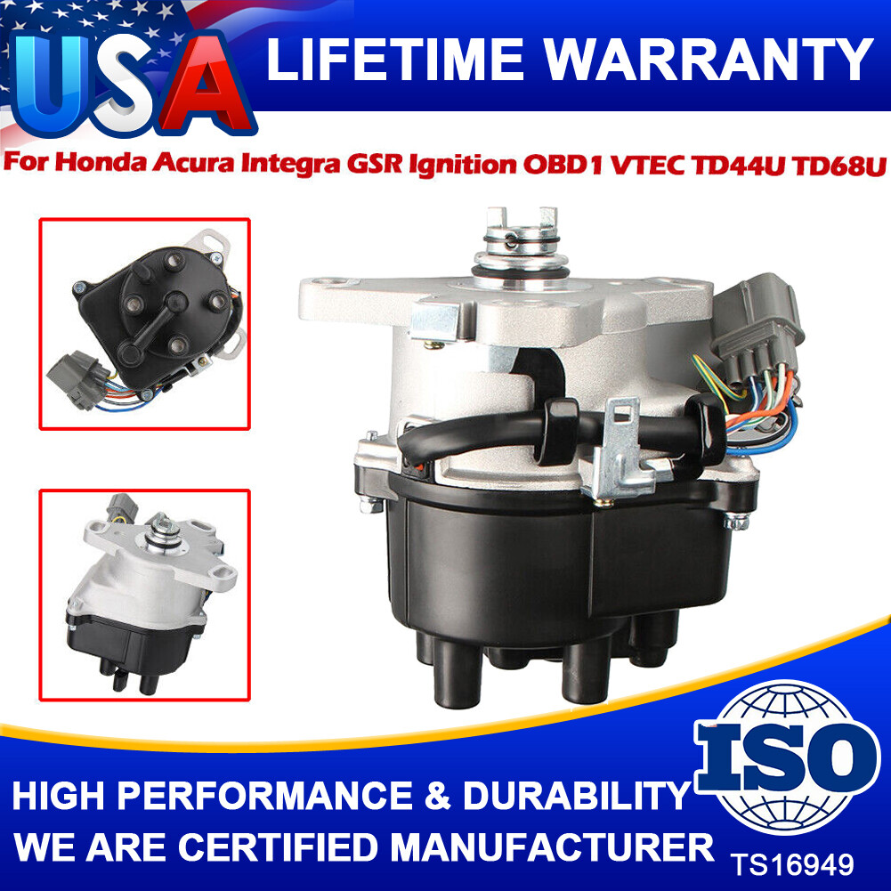 Ignition Distributor For Honda Engine OBD1 B16A1 B16A2 B18C1 TD44U ...