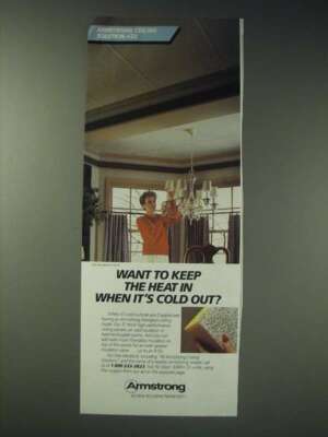 1989 Armstrong 424 Stonebrook Panel Ceiling Tiles Ad - Want to keep the ...