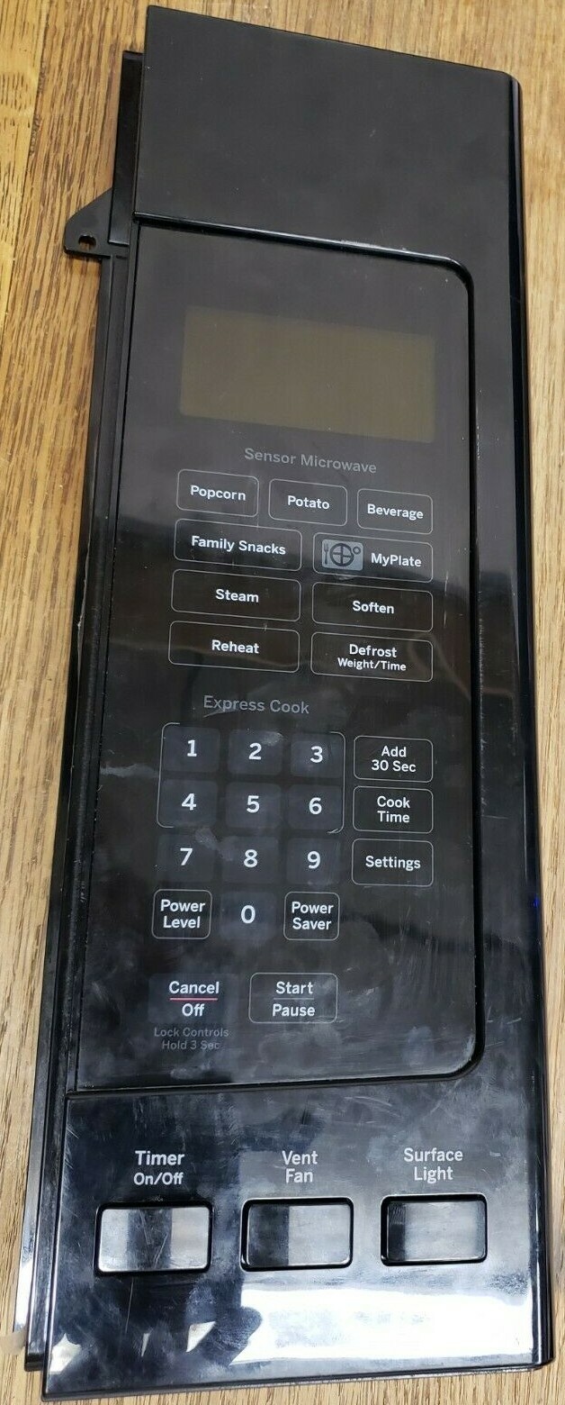 GE OTR Microwave Control Panel, BLACK WB56X20710 DE64-02758X001 | eBay