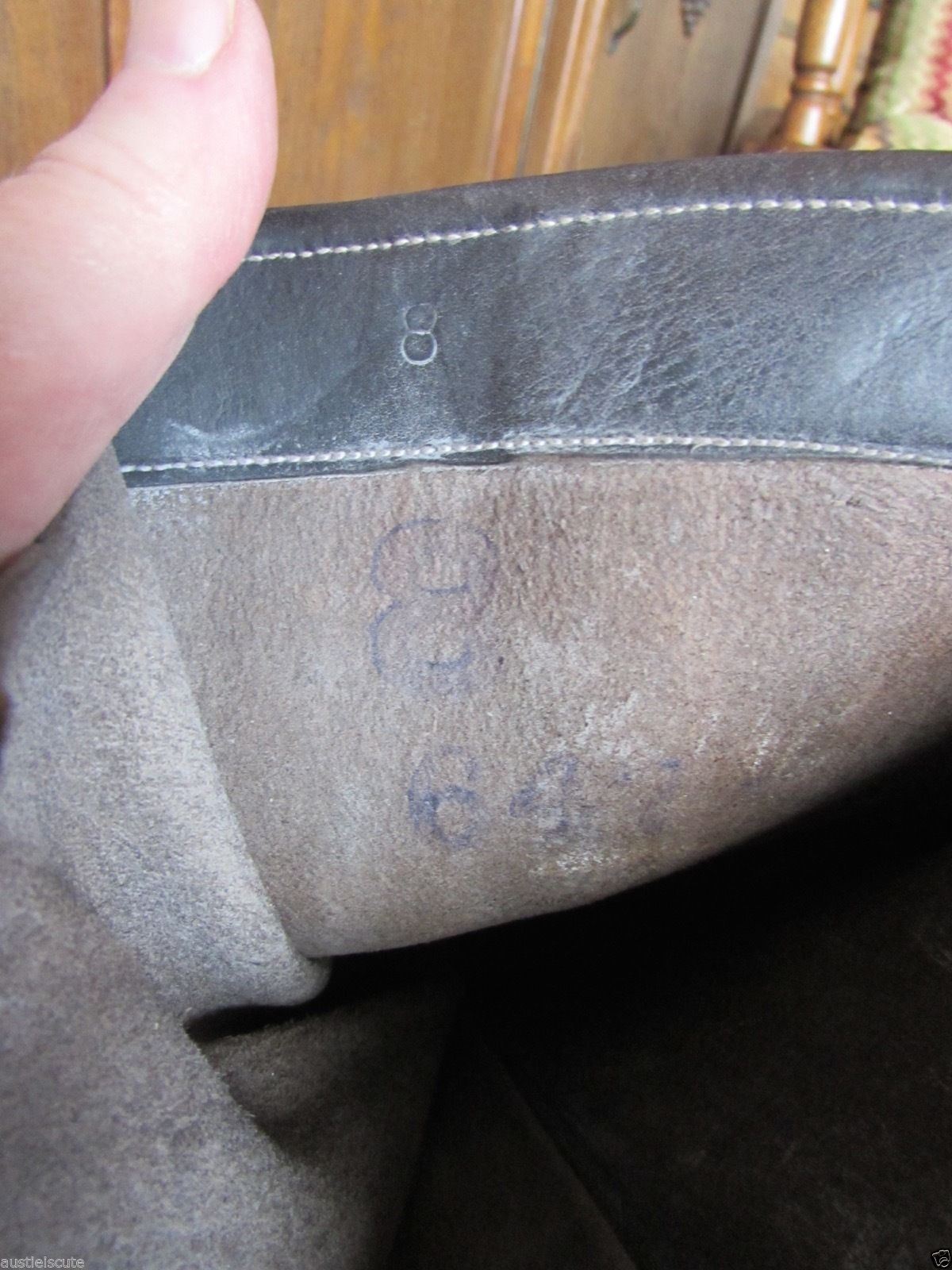 Vintage AA Cutter Co. Logger Hunter 17” Cork Boots Size 8 Leather ...