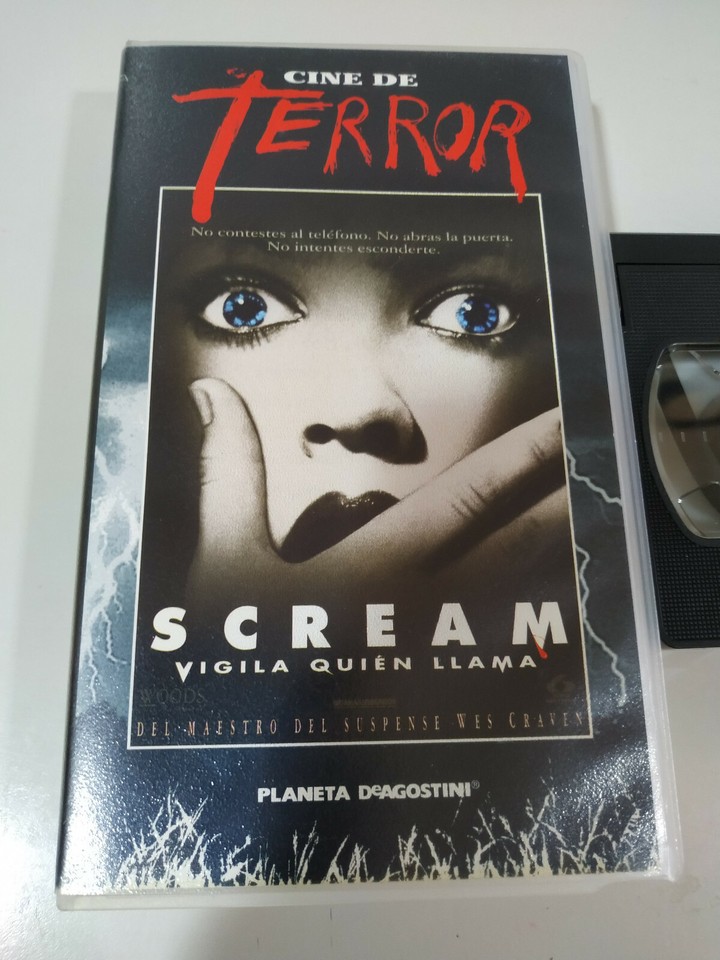 Scream 1 Wes Craven Cinéma de Horreur VHS Film Tape Espagnol | eBay