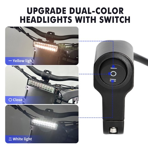 For Sur Ron Talaria Headlight Light Bar & Switch Kit Segway X160 X260 ...