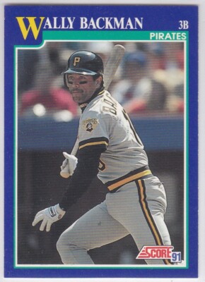 M) 1991 Score Baseball Trading Card - Wally Backman #16 | eBay