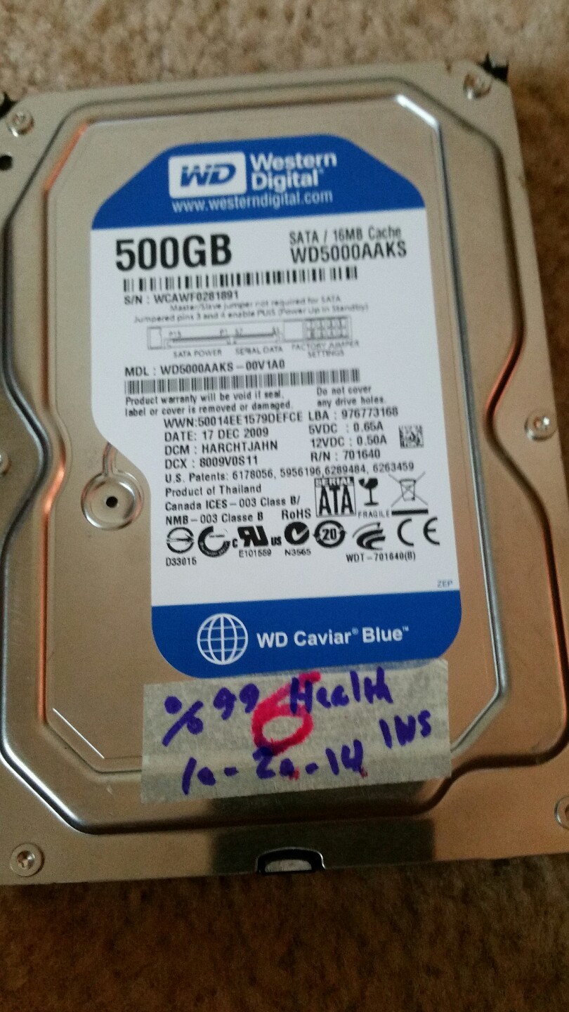 Western Digital WD5000AAKS-00V1A0 DCM: HARCHTJAHN | eBay
