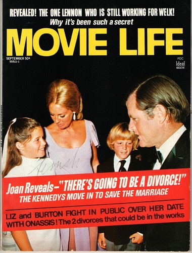 MOVIE LIFE MAGAZINE SEPTEMBER 1972 STEVE MCQUEEN KATHLEEN CODY DARK ...