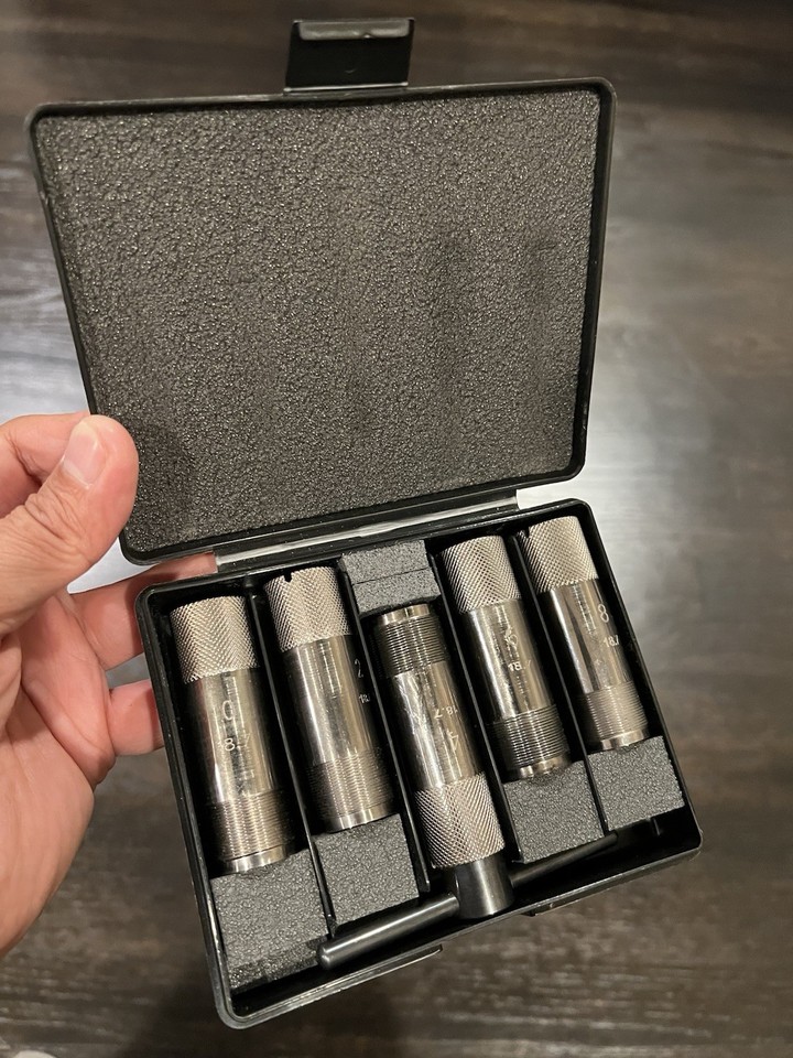 Perazzi Factory Extended Choke Tube Box Black Case New 18.7 18.4 5 ...