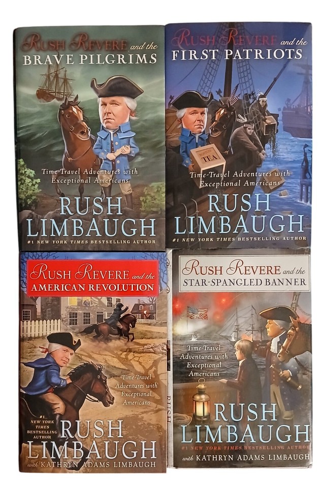 Rush Revere Book Lot Rush Limbaugh Hardcover Kids History Time Travel ...