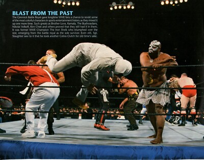 Kamala WWE Wrestling 8.5x11 Magazine Page WrestleMania Rumble Kim Chee ...